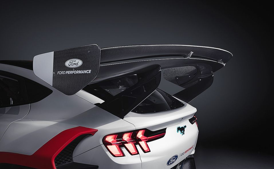 Ford Mach-E prototype packs 7 motors, 1,400 peak hp | Automotive News