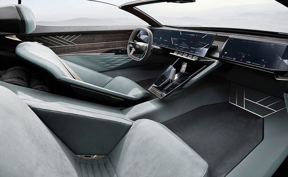 Audi Sky Sphere concept's variable wheelbase transforms it from GT to ...