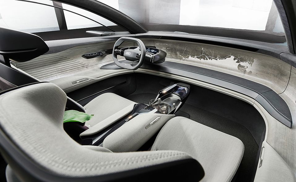 Audi Grandsphere concept envisions self-driving, with style ...