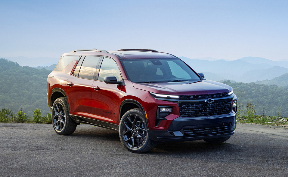 2024 Chevy Traverse redesigned with more tech, off-road trim ...