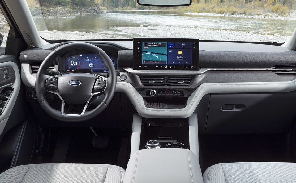2025 Ford Explorer gets bigger screens but loses hybrid variant ...