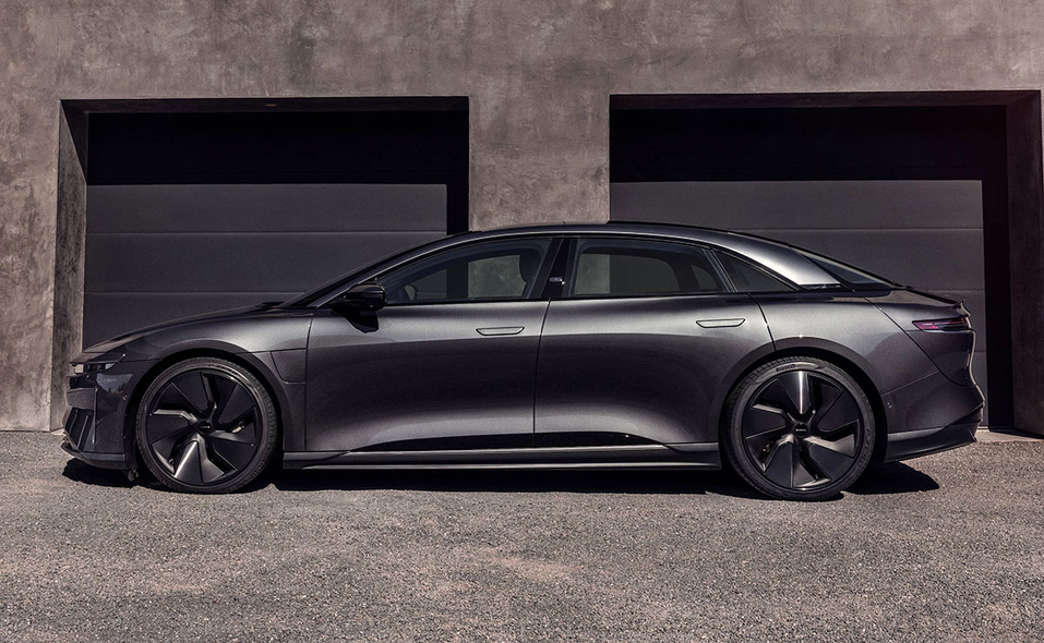 Lucid Air shows sporty side with Stealth Look option | Automotive News
