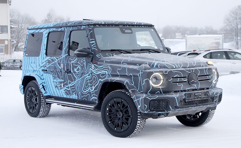 Mercedes-Benz electric G-Class spy photos gallery
