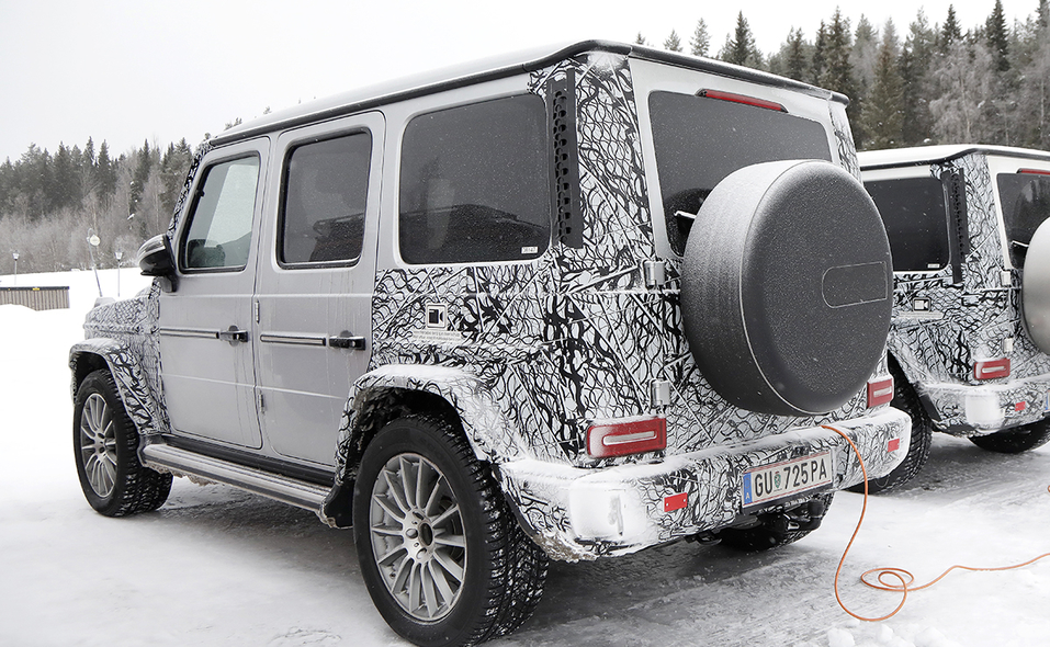 Mercedes-Benz electric G-Class spy photos gallery