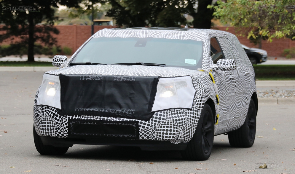 Ford's next-gen Explorer expected to grow, spy photos show | Automotive ...