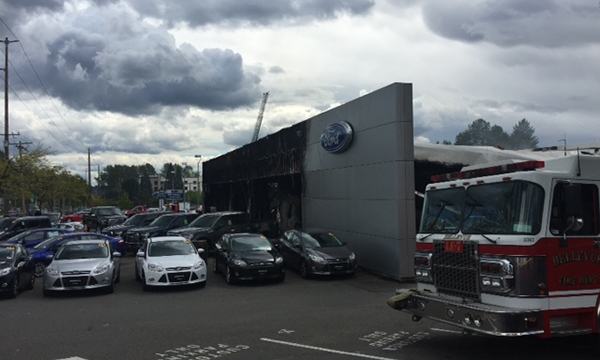 AutoNation Ford store in Bellevue, Wash., burns down | Automotive News