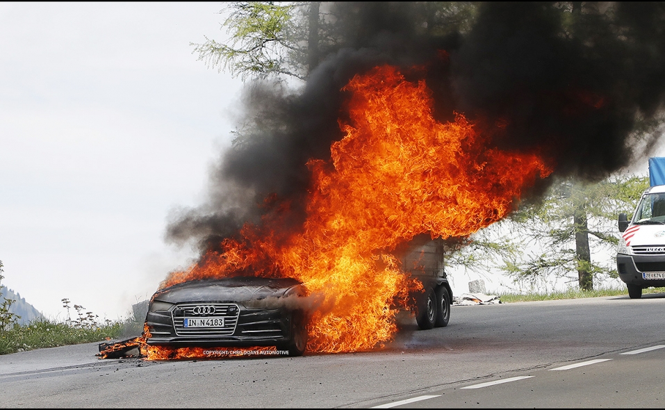 Audi A7 catches fire | Automotive News
