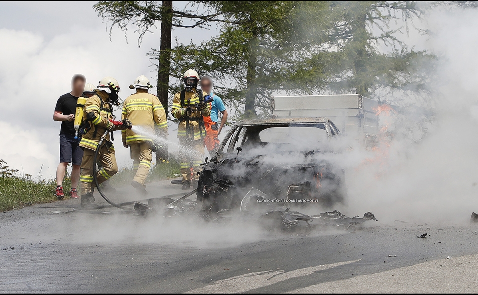 Audi A7 catches fire | Automotive News