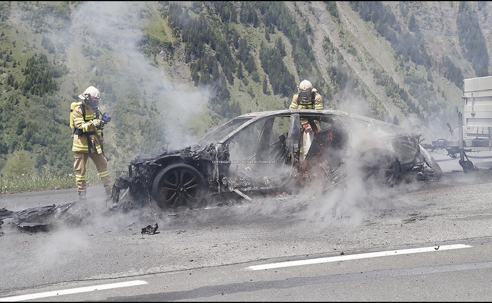 Audi A7 catches fire | Automotive News