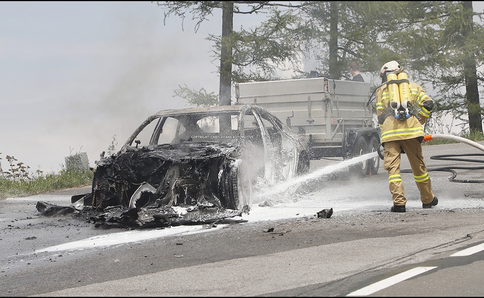 Audi A7 catches fire | Automotive News