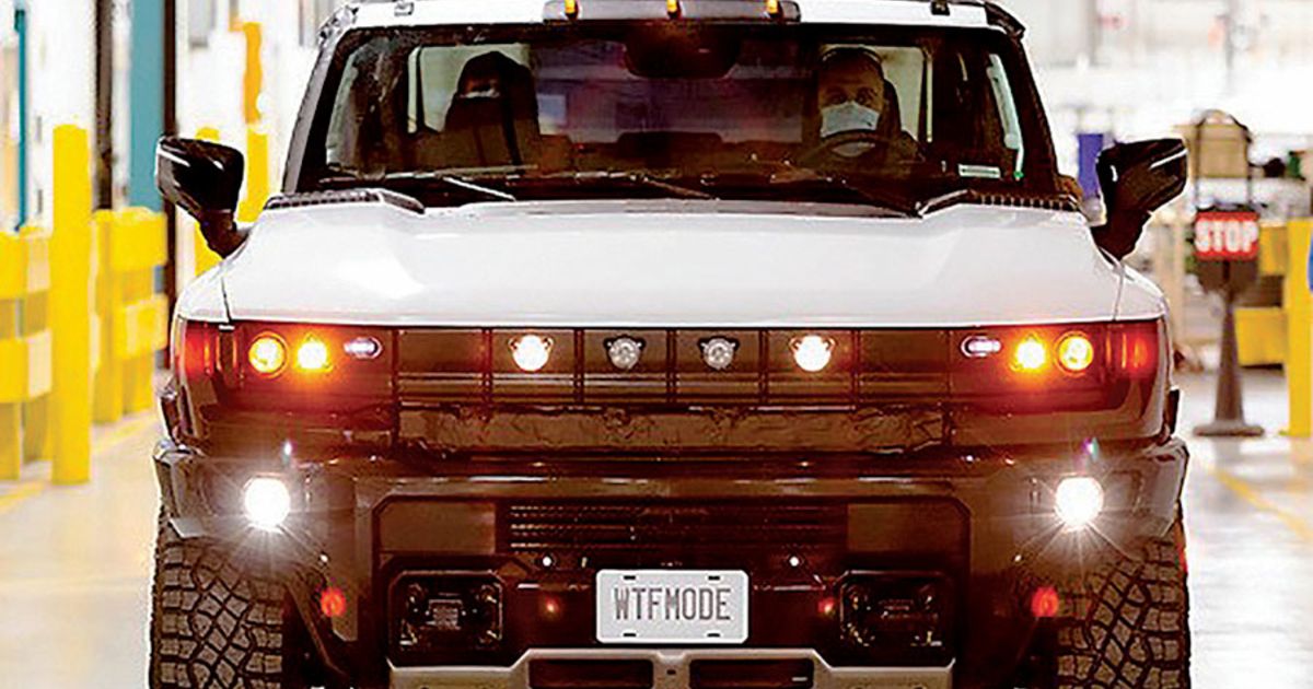 GMC engineers have a some fun with Hummer EV plates | Automotive News