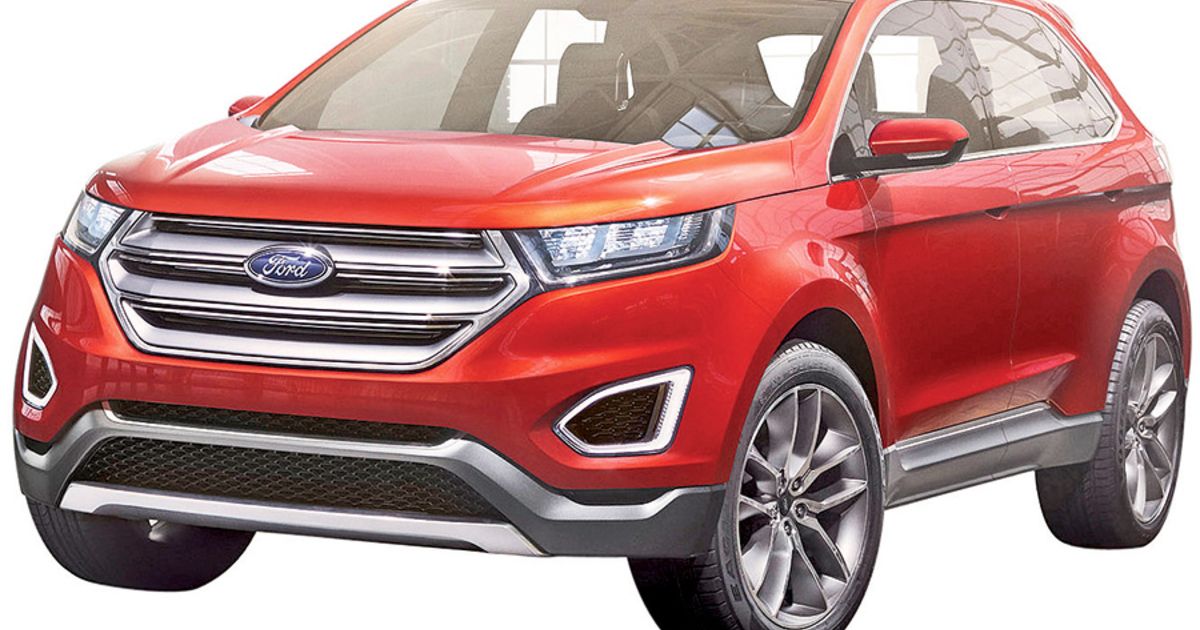 Ford Edge Concept has enhanced park assist, obstacle avoidance ...