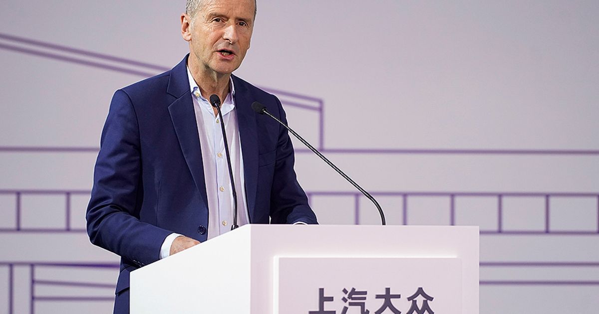 VW CEO says Shanghai EV plant with SAIC has started trial production ...