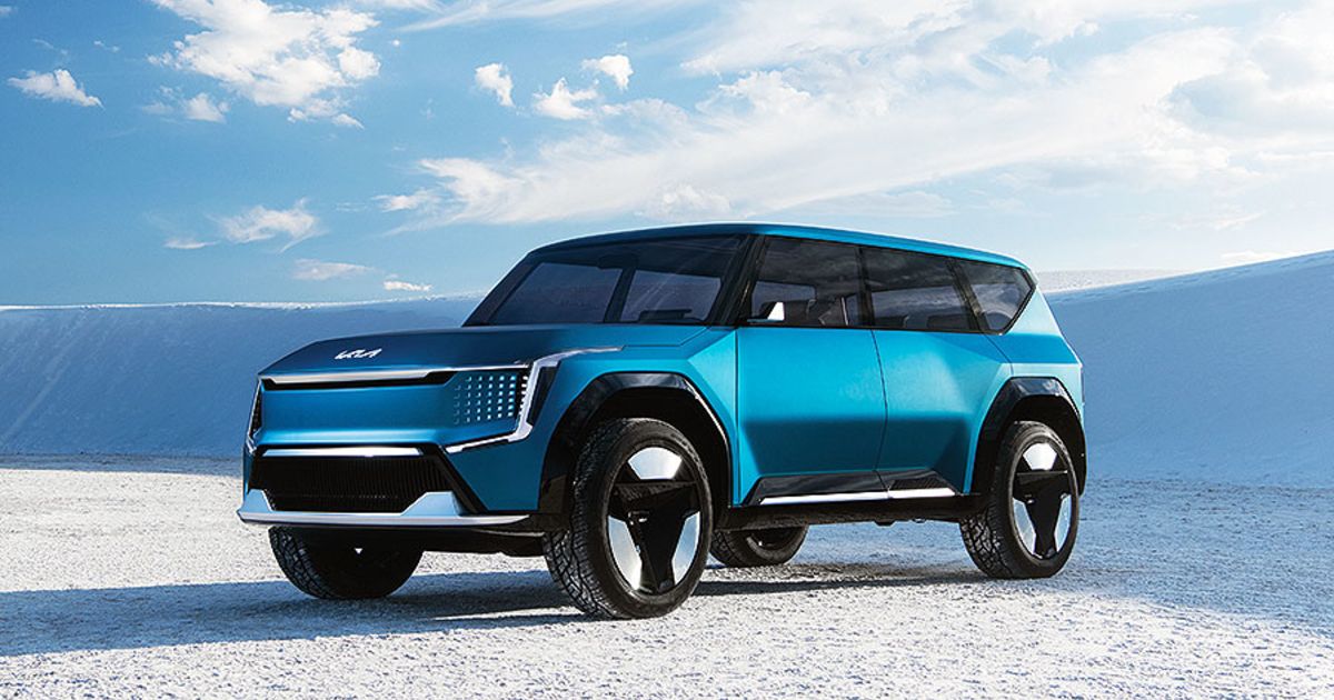 Kia dealers like the looks of the three-row EV9 SUV concept ...
