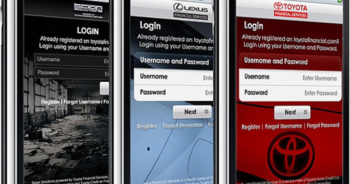 Toyota Financial Services app lets iPhone users check accounts, pay ...