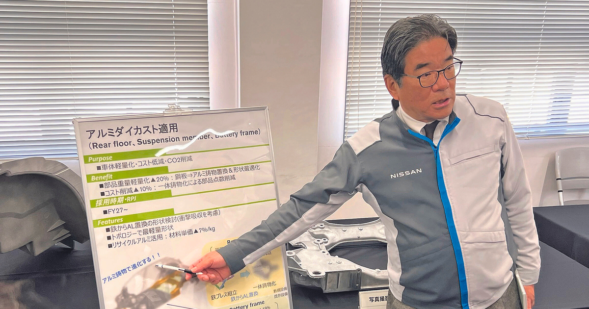 Nissan embraces advanced gigacasting for next EVs | Automotive News