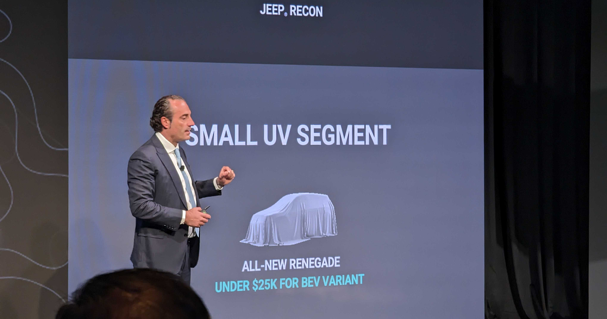 Jeep planning $25,000 Renegade EV, aiming for 1.5M global sales ...