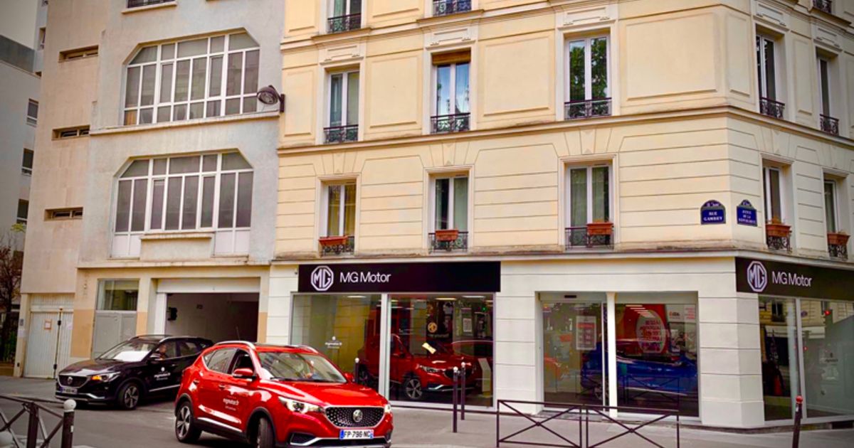 SAIC's MG opens flagship store in Paris | Automotive News