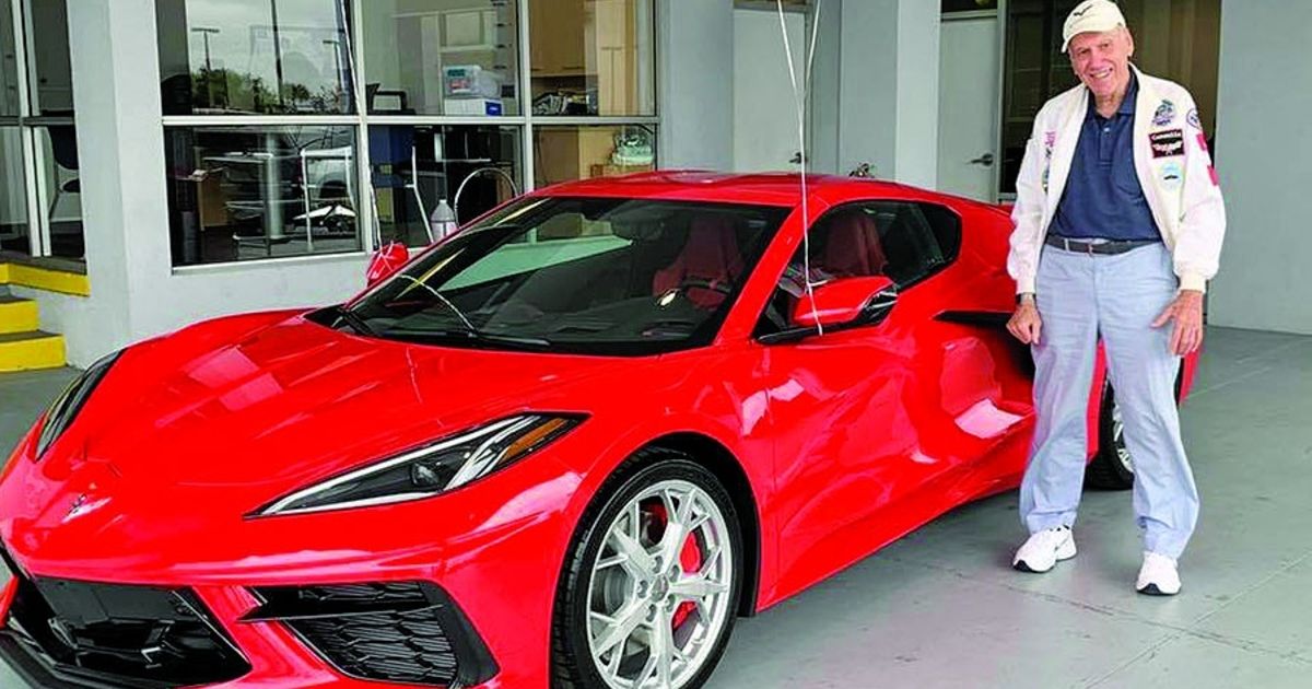 For 90th birthday, Chuck Cook gets a 4th Corvette | Automotive News