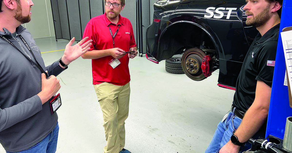 Nissan Acceleration Team staffers polish performance image | Automotive ...