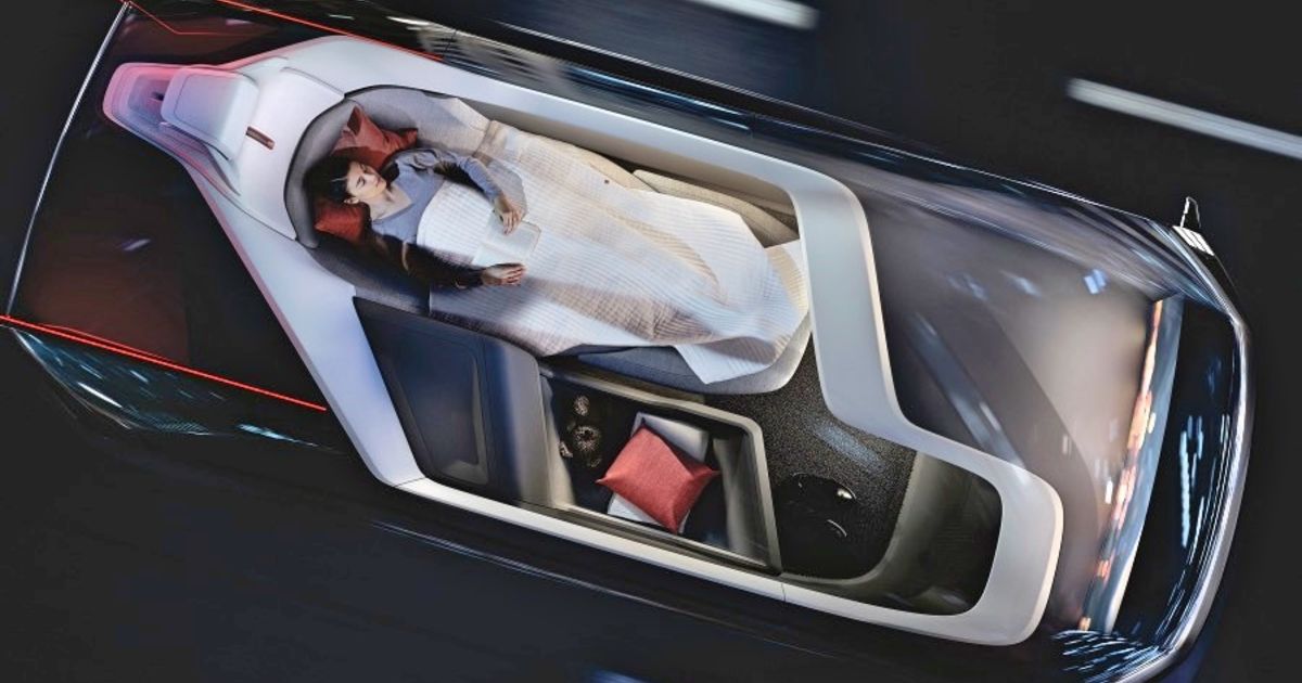 Volvo unveils autonomous concept car with sleeping cabin | Automotive News