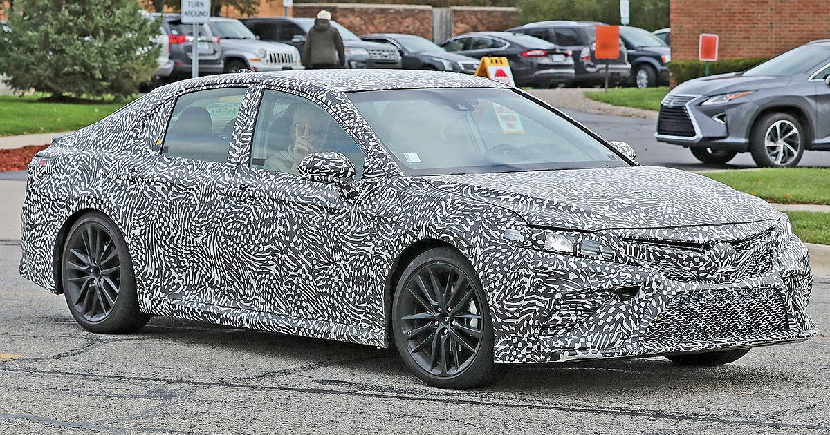 Next-gen Toyota Camry prototype gets a sporty look | Automotive News