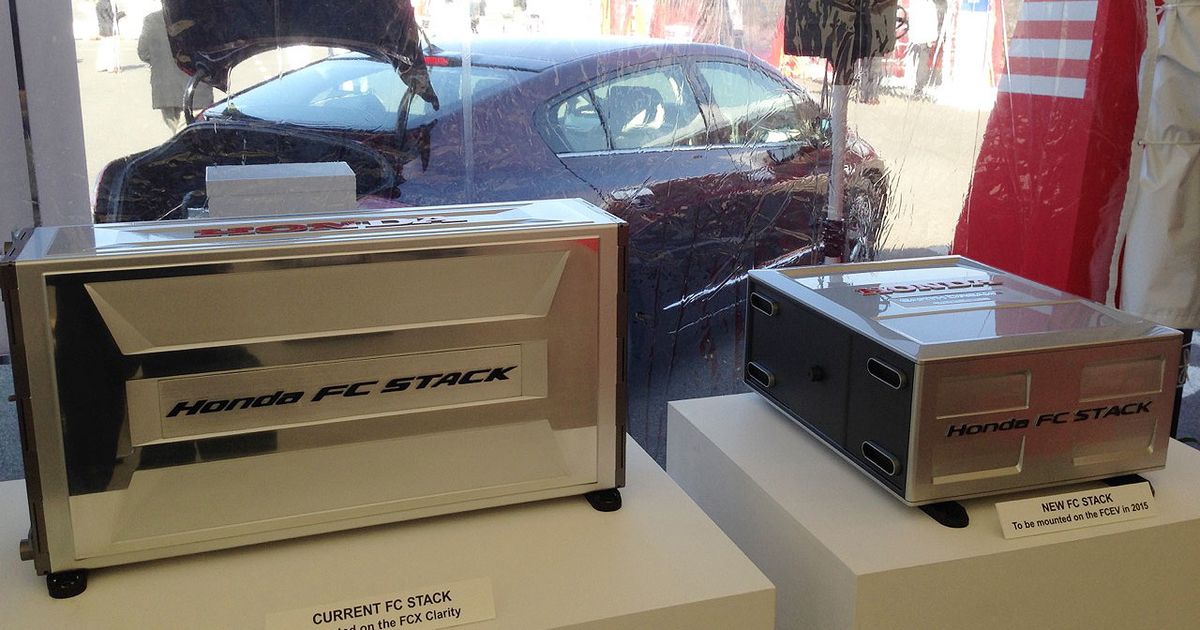 Honda boosts output, shrinks size of hydrogen fuel cell stack ...