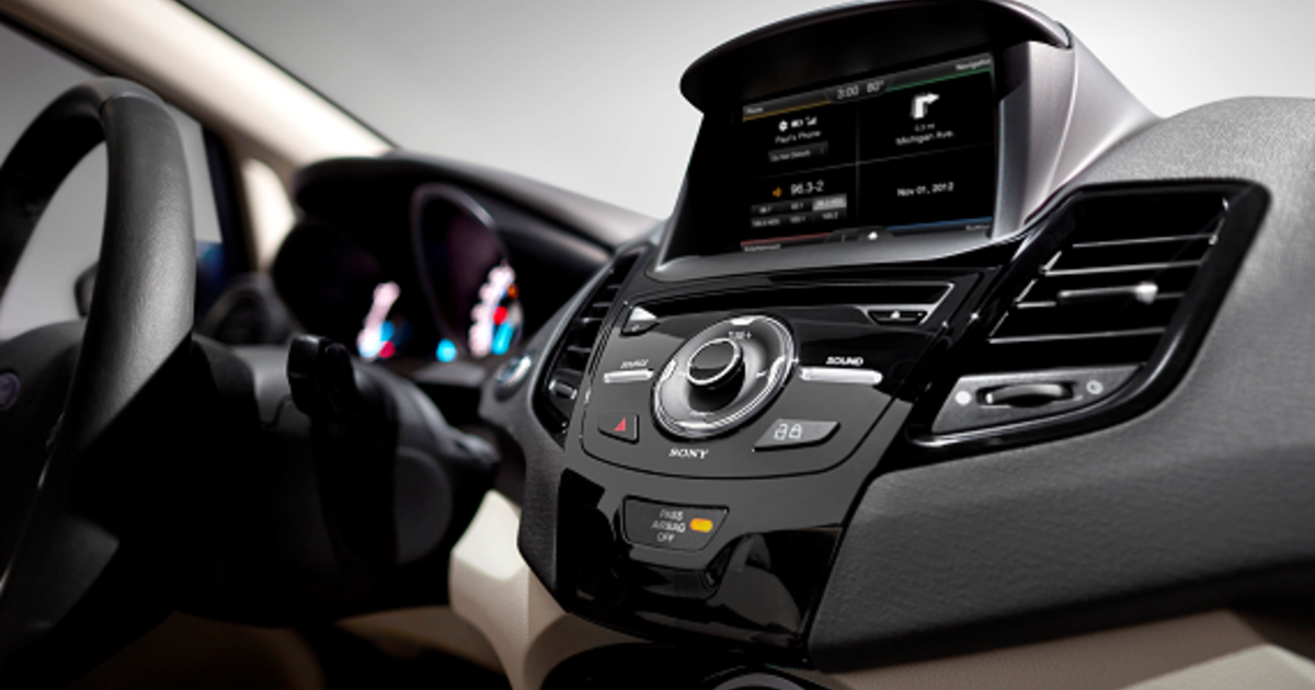 2014 Fiesta will feature improved Sync, smaller MyFord Touch screen ...