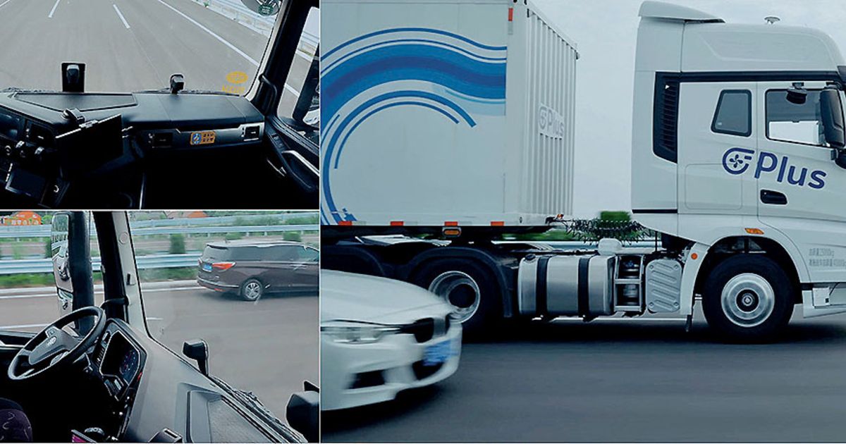 Plus driverless big rig tested on highway in China | Automotive News