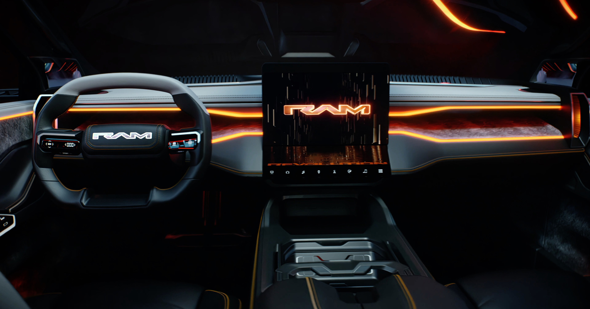 Ram EV concept cabin lets you ‘stretch your body' | Automotive News