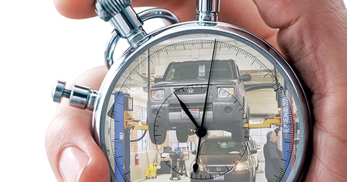 Dealership quick service emphasize, but don't advertise, time over ...