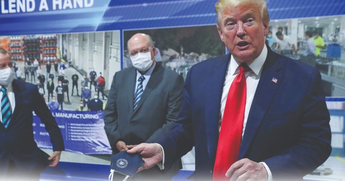 Trump's face mask faceoff at Ford | Automotive News