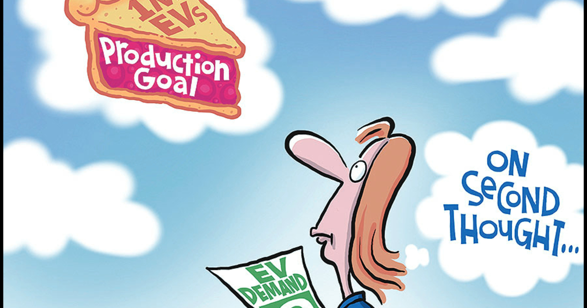 Leo Michael cartoon: Rethinking things | Automotive News