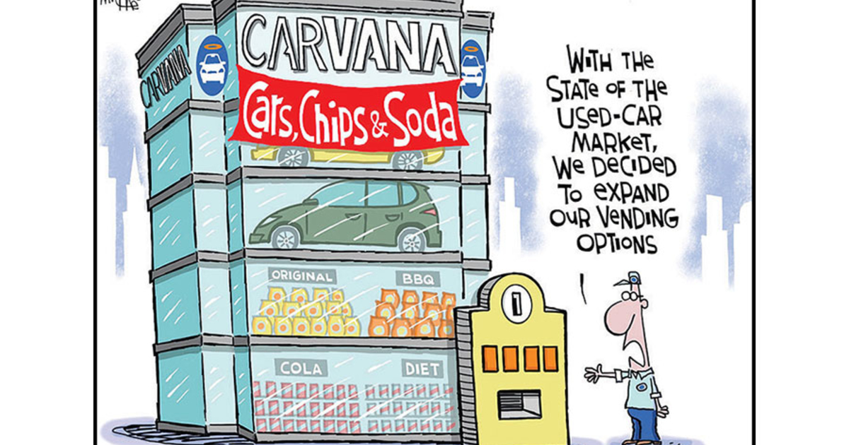 Leo Michael Cartoon: Carvana's options | Automotive News