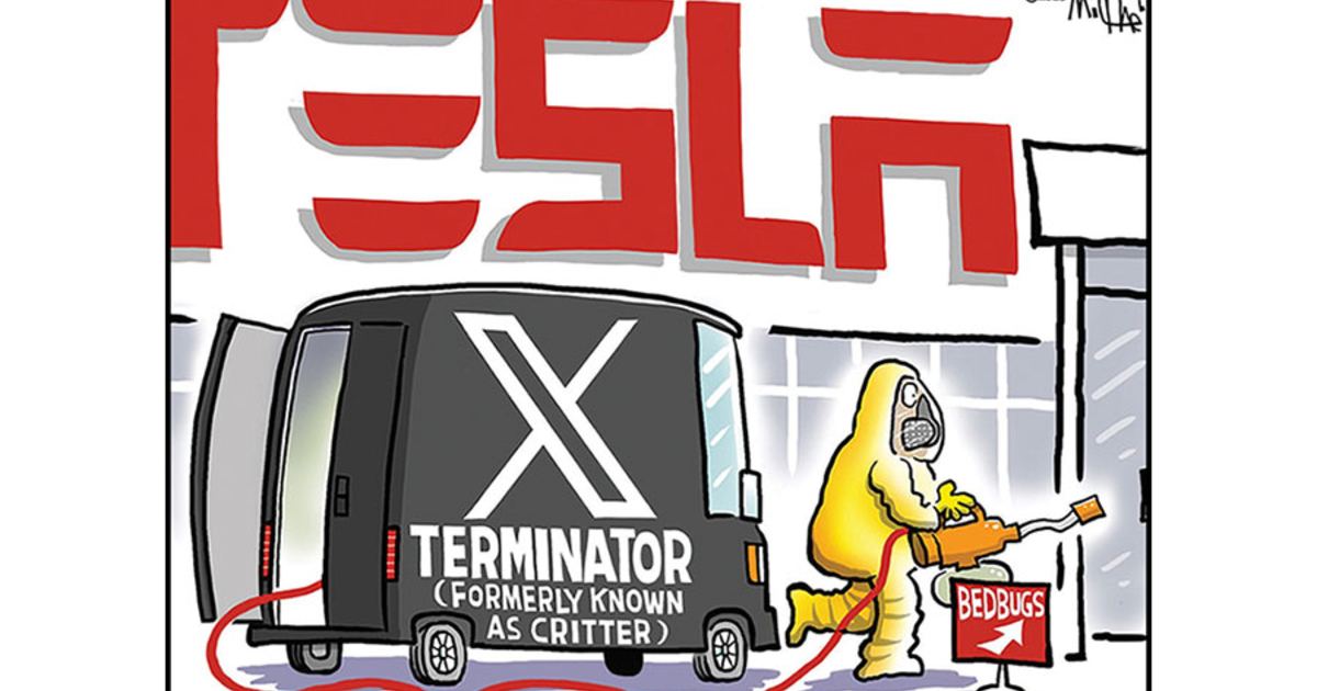 Leo Michael cartoon: X-terminating bedbugs | Automotive News