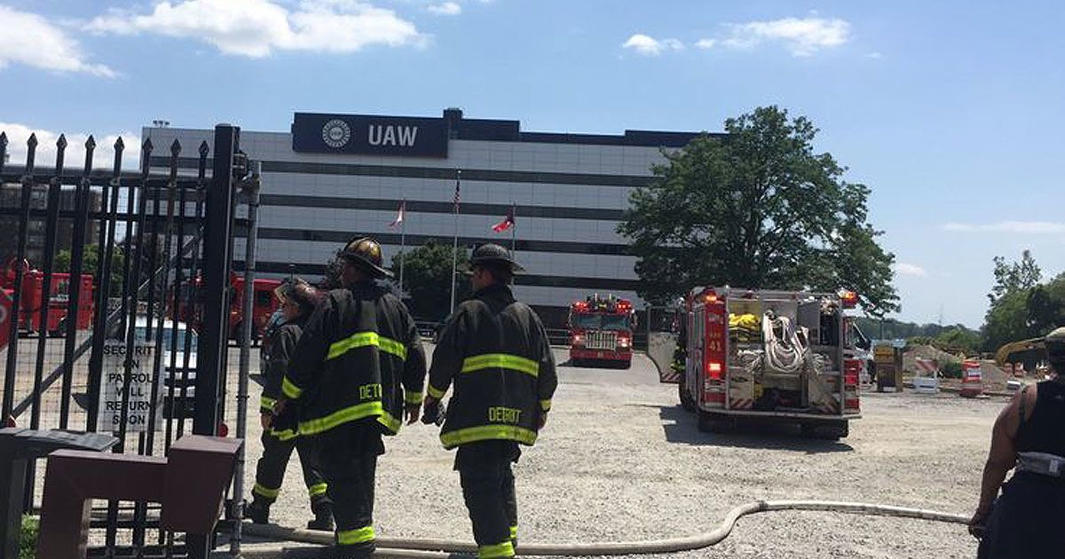 Detroit arson investigators looking into UAW headquarters fire ...