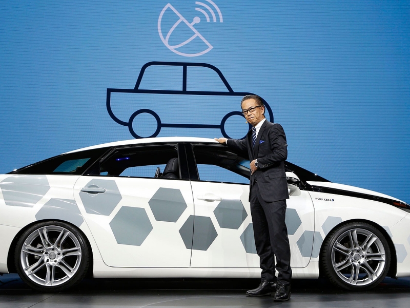 Is Toyota turning the Mirai into a mobile network server?