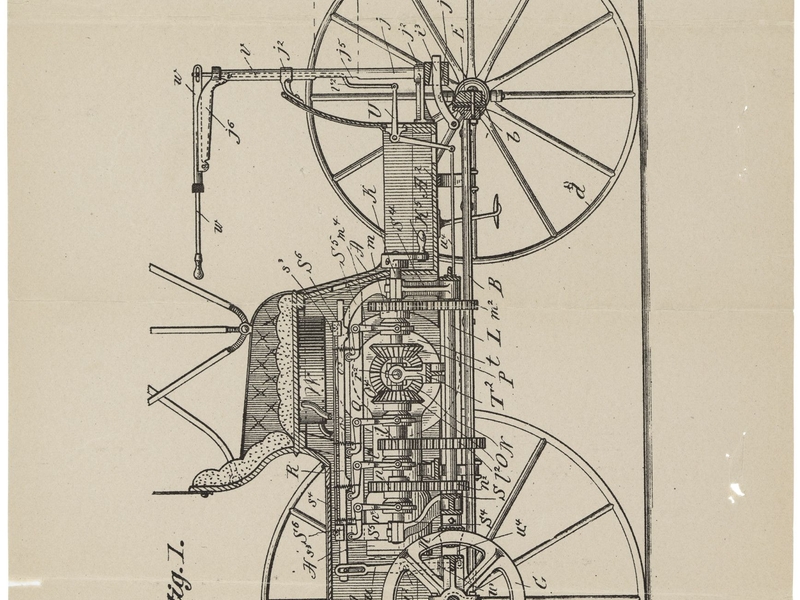 Charles Duryea awarded patent for gas-powered car in U.S. in 1895 ...