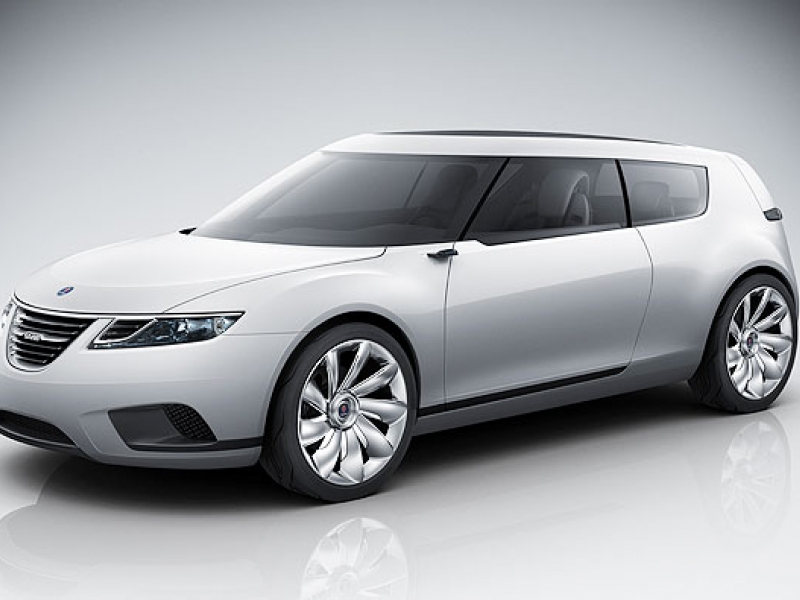 Saab hybrid concept has solar roof panels | Automotive News