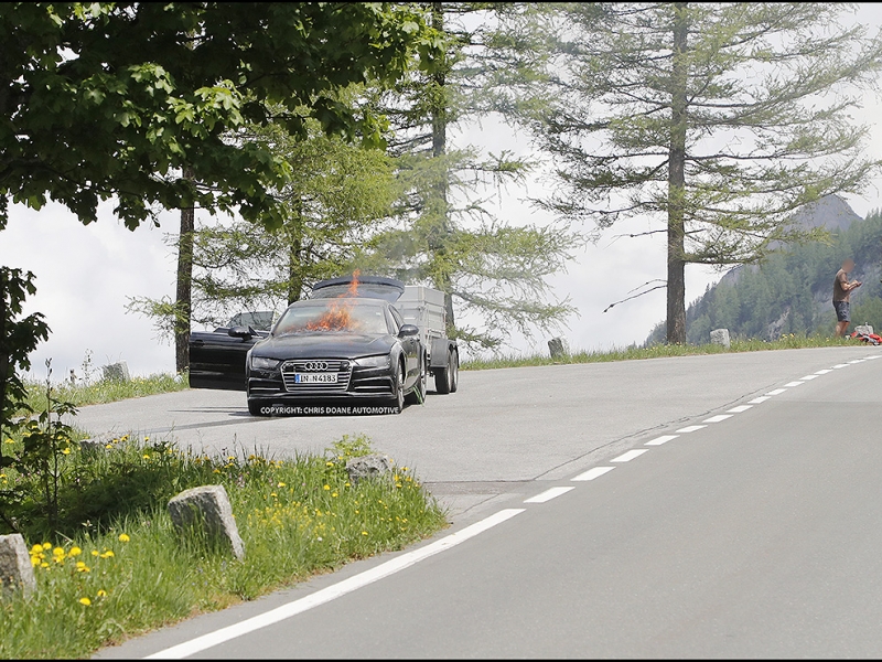 Audi A7 catches fire | Automotive News