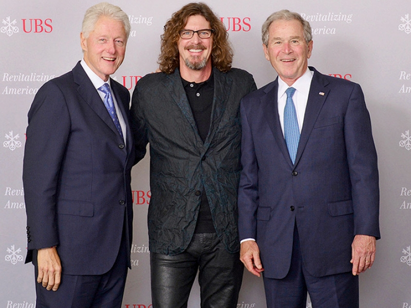 Ernie Boch confuses, charms presidents