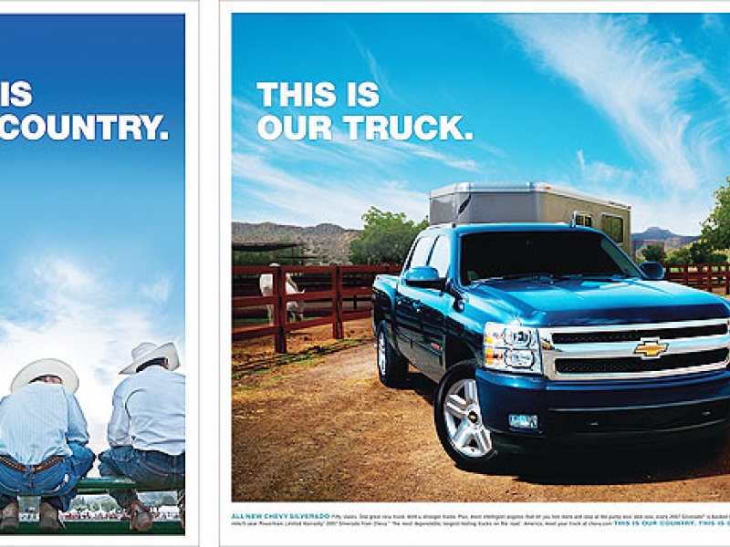 Chevy launches star-spangled Silverado ads