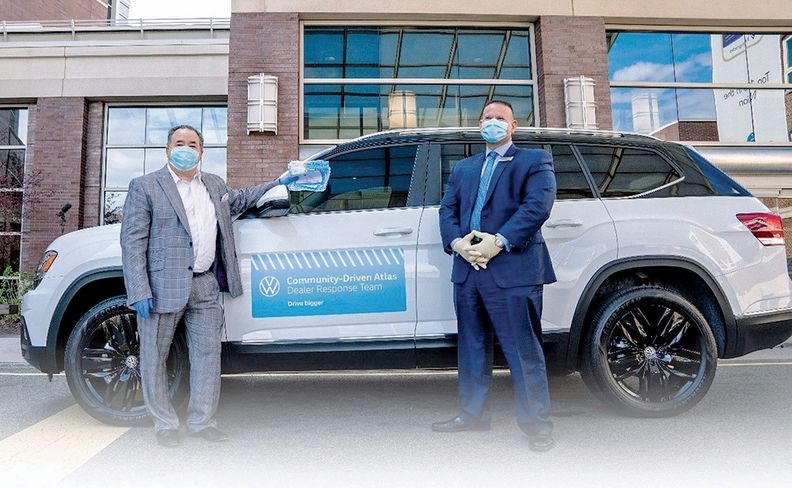 VW's service loaners are enlisted in COVID fight | Automotive News