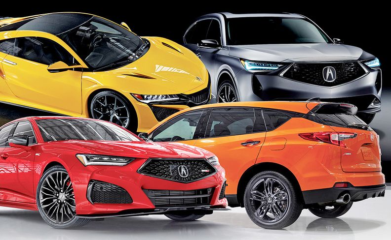 Acura pushes upmarket with redesigns that focus on performance ...