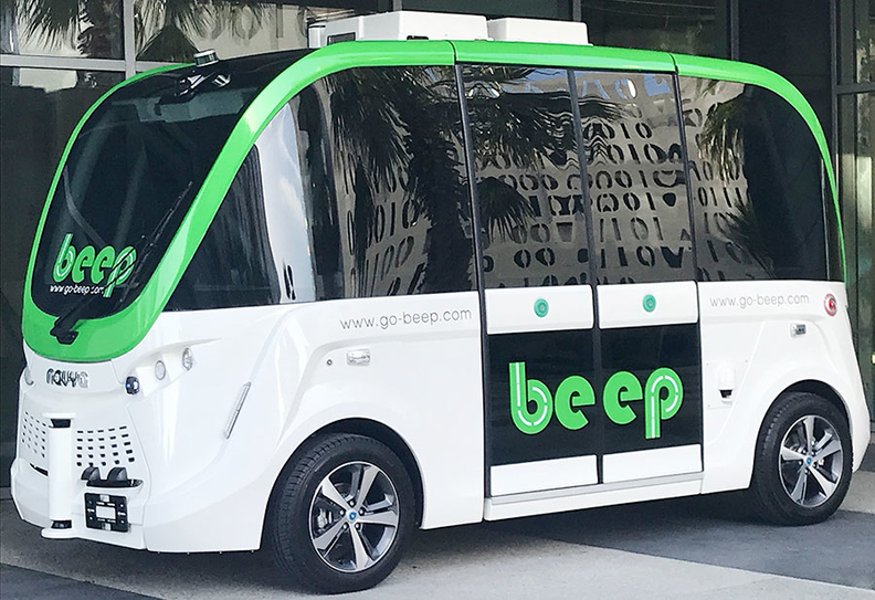 Beep Inc. making noise with self-driving shuttles | Automotive News