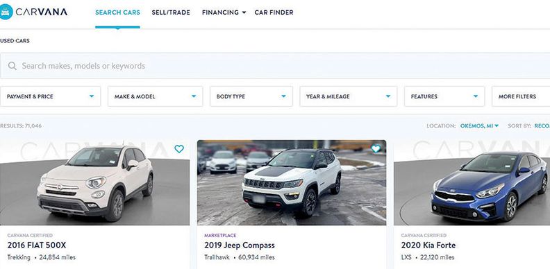 Carvana pitches dealers on 3rd-party marketplace for used cars ...