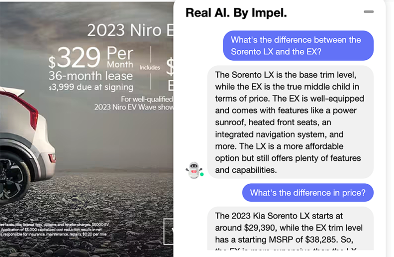 Car dealerships, automakers target of new Impel Chat AI software ...