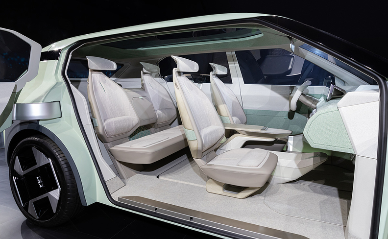 Kia's future EVs use fungus, ocean trash in eco-friendly interiors ...