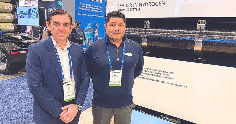 Forvia's hydrogen tanks lower costs, add range to Class 8 trucks ...