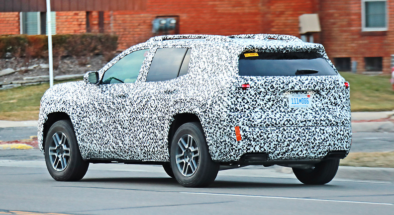 GMC Terrain redesign captured in spy photos | Automotive News